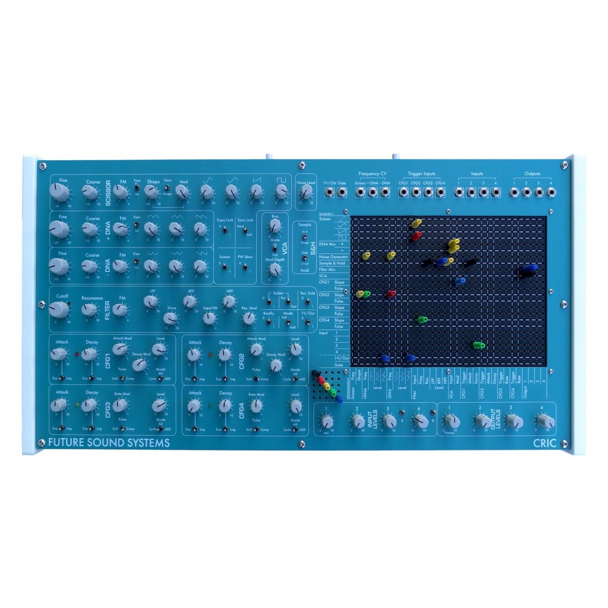Future Sound Systems Cric Analog Matrix Synthesizer - פליימק