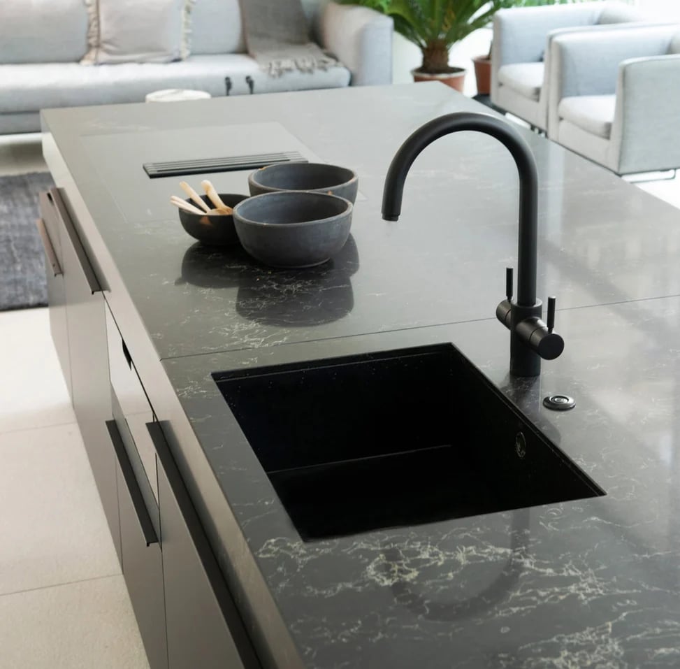 InSinkErator 3-in-1 Black Velvet Instant Hot Water Tap with NeoTank - J ...