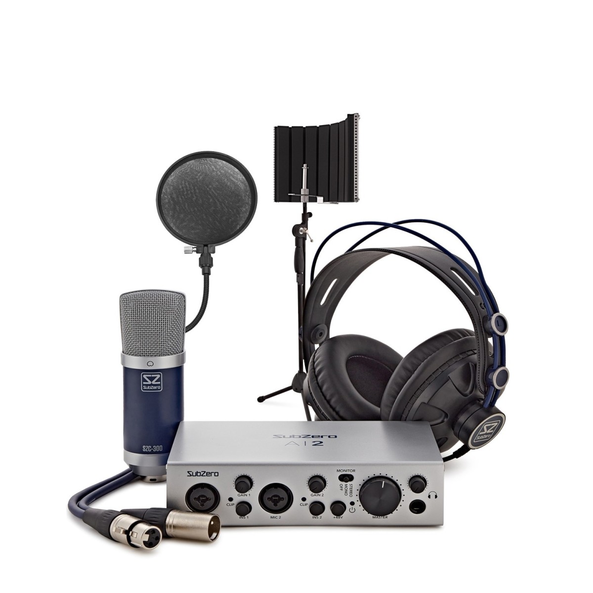 SubZero BASE-2 Vocalist Home Recording Bundle - פליימק